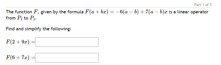 Solved The function F, given by the formula | Chegg.com