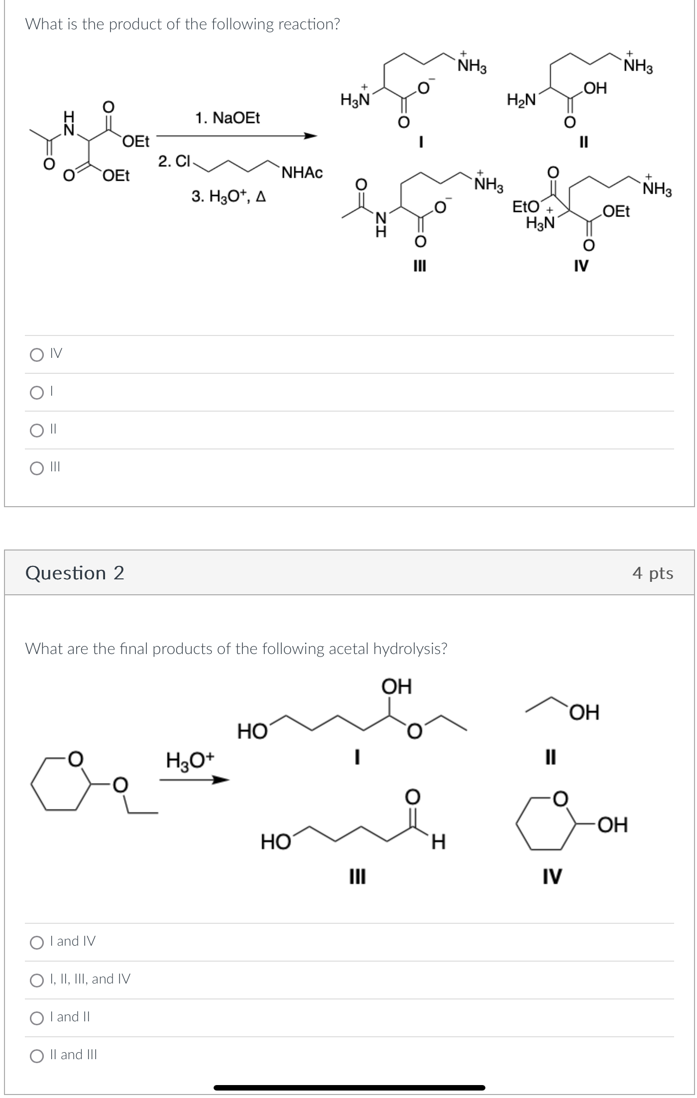 Solved What is the product of the following reaction? 3. | Chegg.com