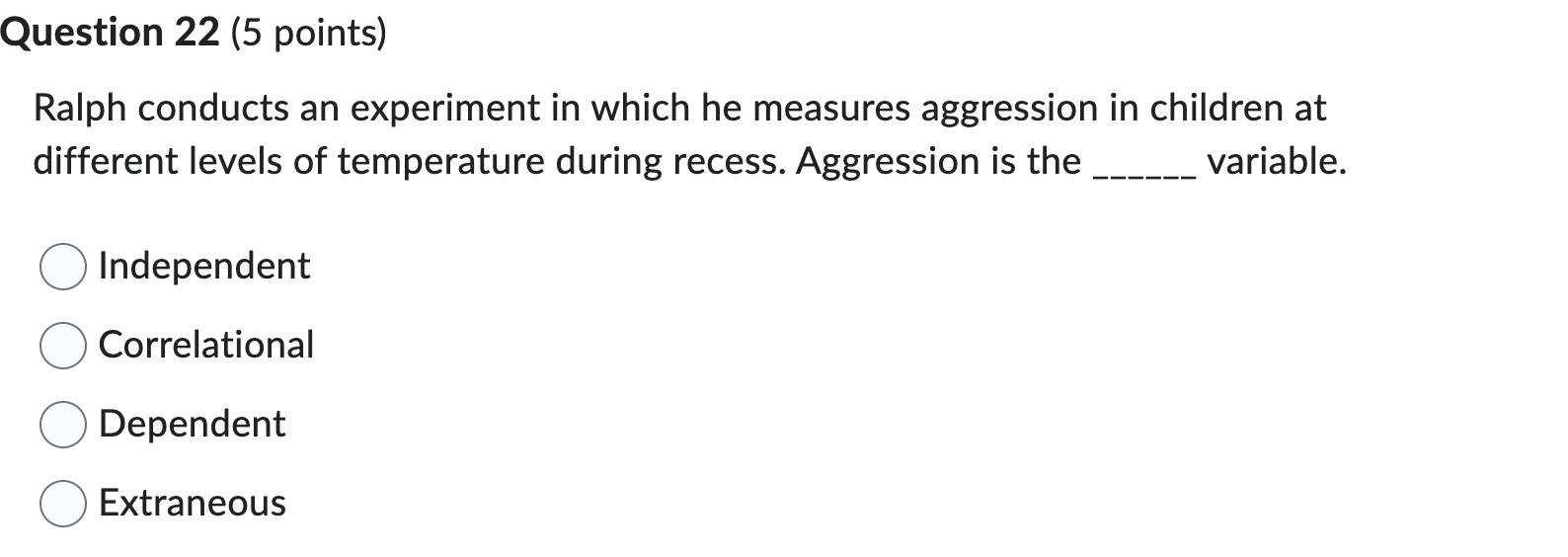 Solved Ralph conducts an experiment in which he measures | Chegg.com