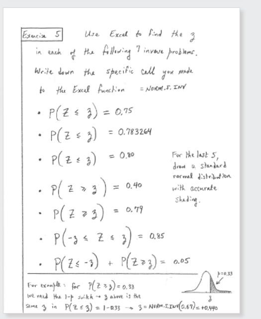 Solved Exencir 5 ﻿Use Excel to ﻿find the 3in ﻿each of ﻿the | Chegg.com