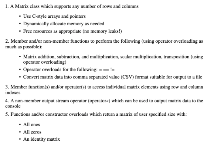 Solved Problem on C++ Class: Below is a sample header file | Chegg.com