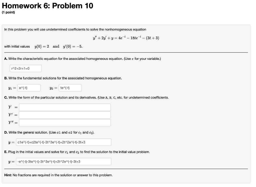 Solved Homework 6: Problem 10 (1 point) In this problem you | Chegg.com Solved Homework 6: Problem 10 (1 point) In this problem you | Chegg.com