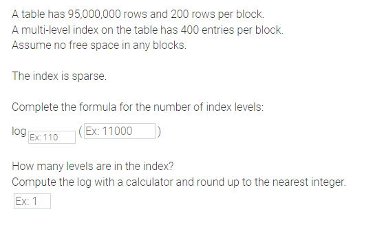 Solved A table has 95,000,000 rows and 200 rows per block. A | Chegg.com