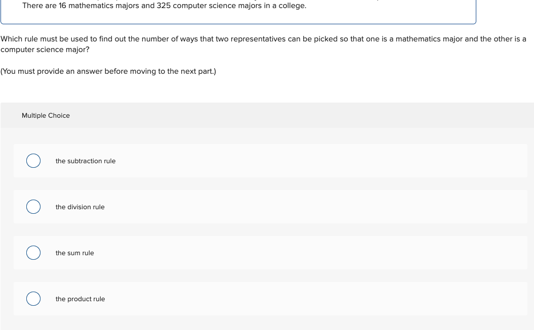 Solved There are 16 mathematics majors and 325 computer | Chegg.com