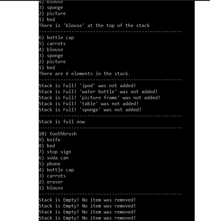 In this assignment, you will implement a “Stack” | Chegg.com
