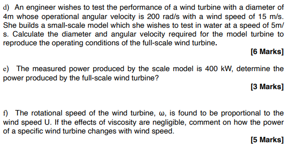 Solved d) An engineer wishes to test the performance of a | Chegg.com