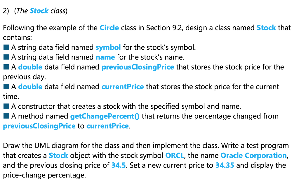 Solved 4) (Algebra: quadratic equations) Design a class | Chegg.com