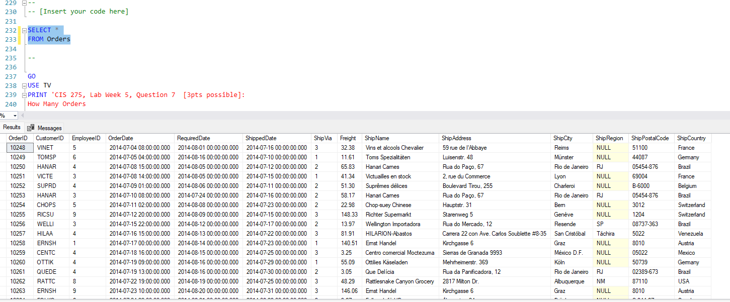 Solved Which Products? Review the following Subquery:' USE | Chegg.com