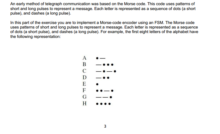 I Am Having Trouble Setting Up This Morse Code