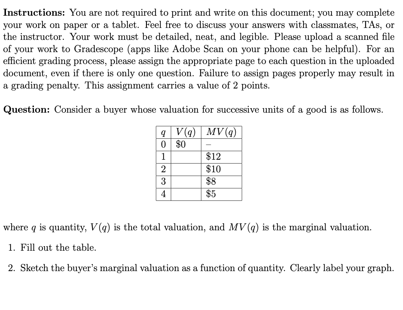 Solved Instructions: You are not required to print and write | Chegg.com