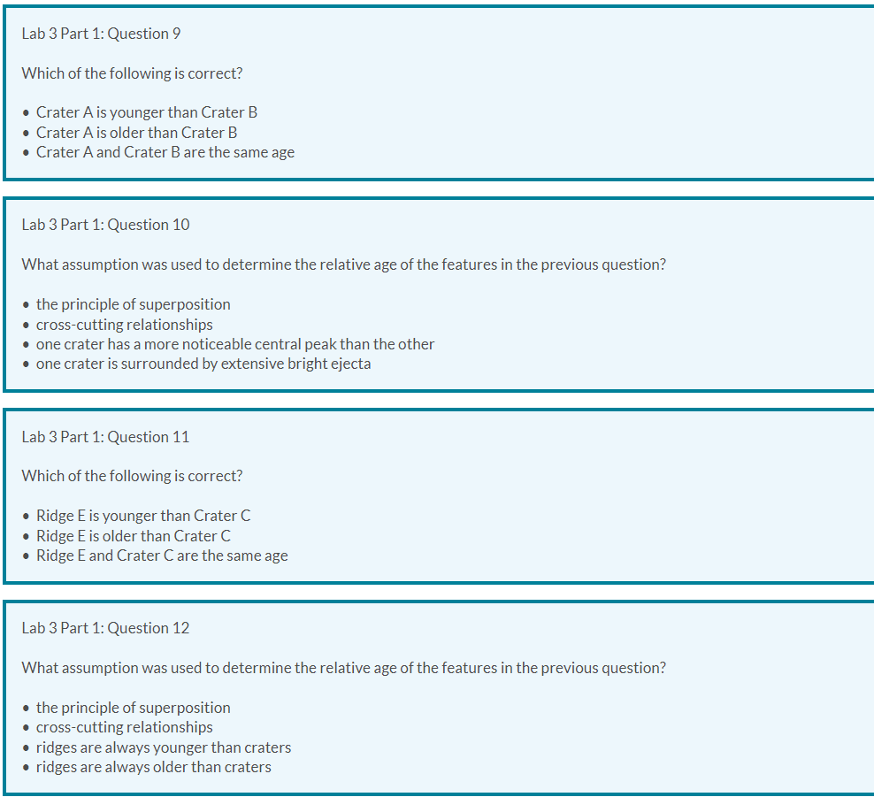 Solved Lab 3 Part 1: Question 9 Which of the following is | Chegg.com