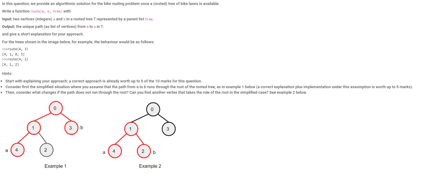 Solved In this question, we provide an algorithmic solution | Chegg.com