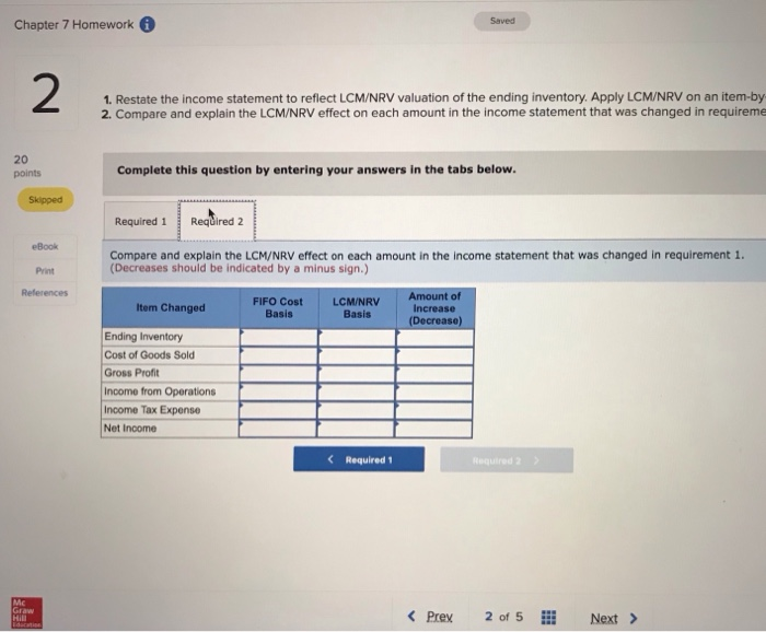 Solved D New Tab IDEA Clock In/Out UTRGV Chapter 7 Homework | Chegg.com