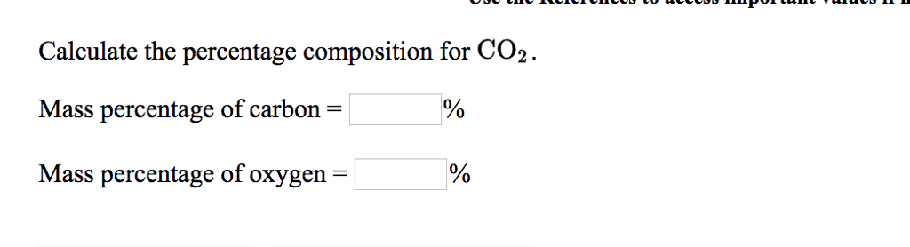 Solved Calculate the percentage composition for CO2 Mass | Chegg.com