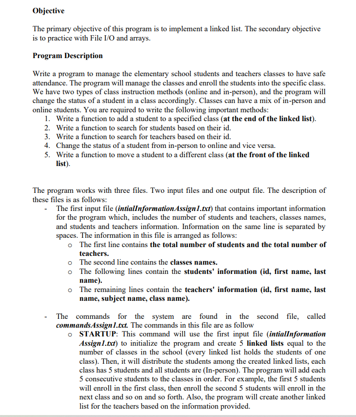 Solved Course is JAVA data structure. input | Chegg.com