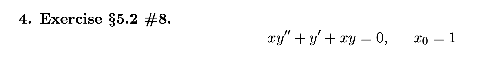 Solved (a) Seek the power series solutions of the given | Chegg.com