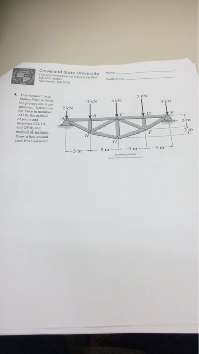 Solved This wouldn't be a Statics Final without the | Chegg.com