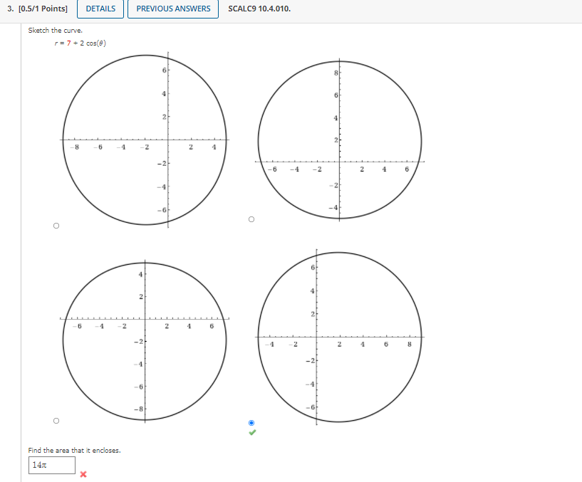 Solved 3. [0.5/1 Points) DETAILS PREVIOUS ANSWERS SCALC9 | Chegg.com