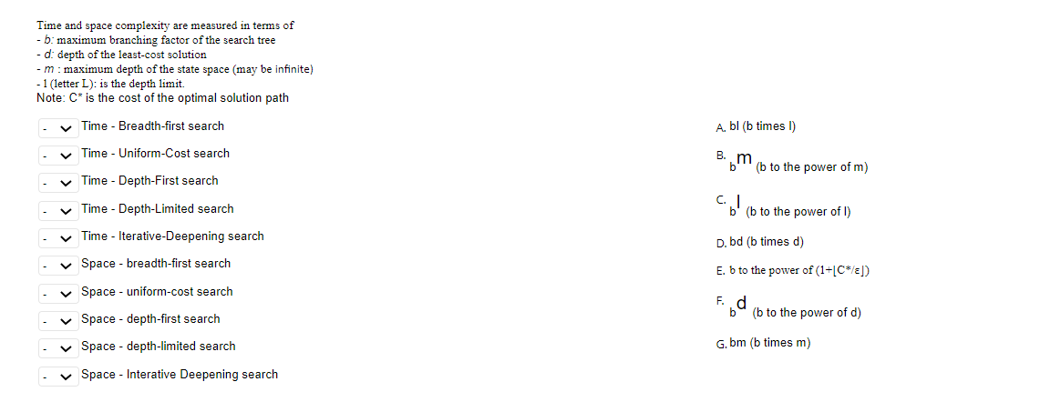 Solved Time and space complexity are measured in terms of - | Chegg.com