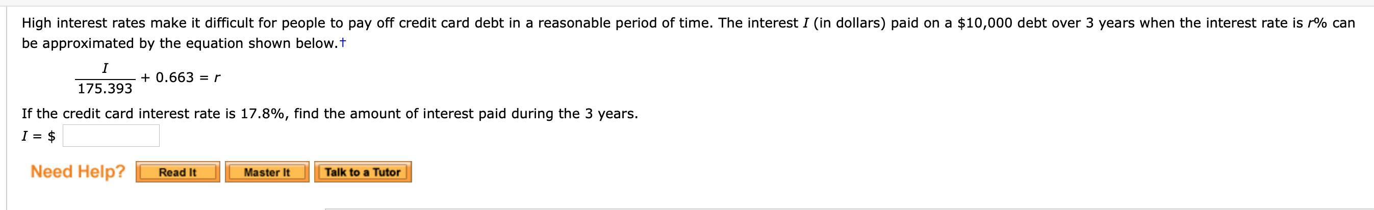 Solved High interest rates make it difficult for people to | Chegg.com