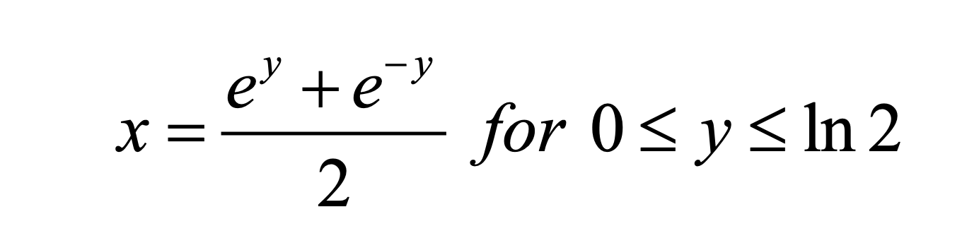 Solved The following curves are rotated about the y – axis. | Chegg.com