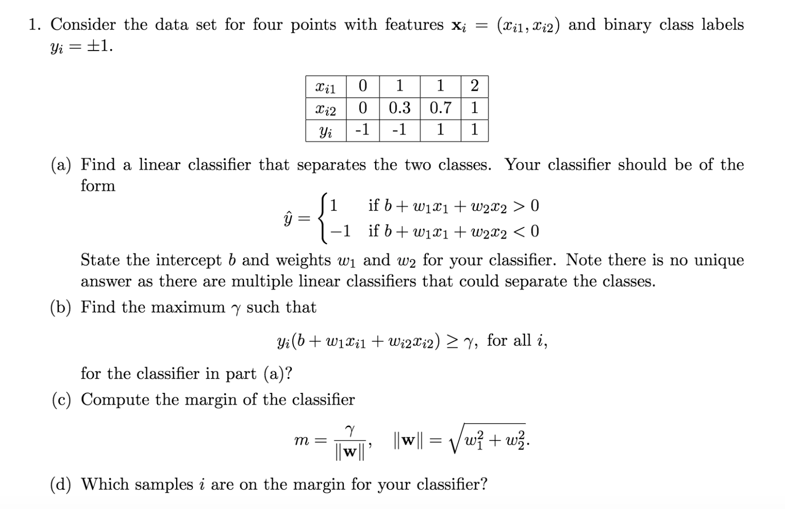 I need help with these machine learning math | Chegg.com