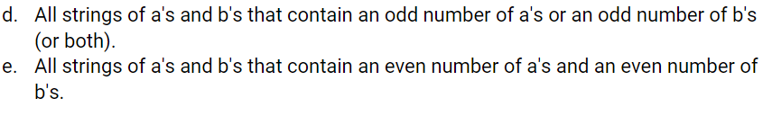 Solved 9.Write regular expressions for the following | Chegg.com