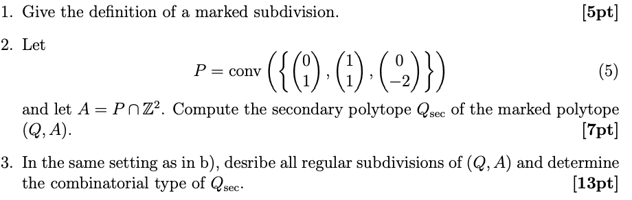 Solved Give the definition of a marked | Chegg.com