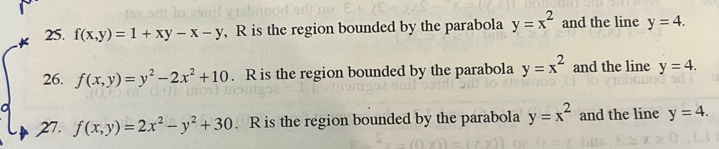 Solved need help with 25 & 27 pls we need to find the | Chegg.com