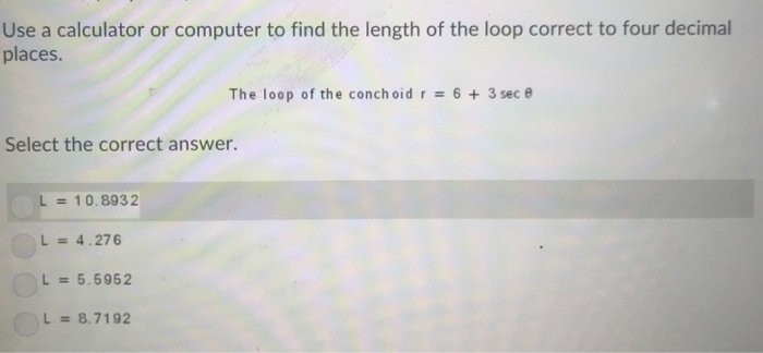 Solved Use a calculator or computer to find the length of | Chegg.com