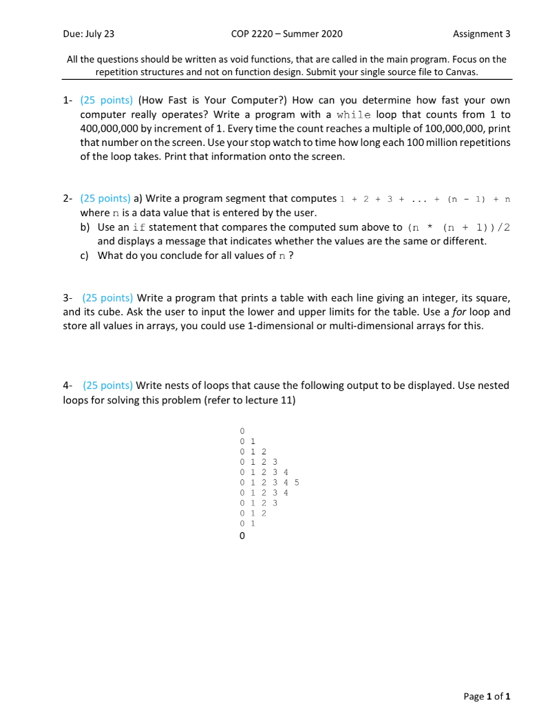 Solved This Is Programming In C All The Question Should But 