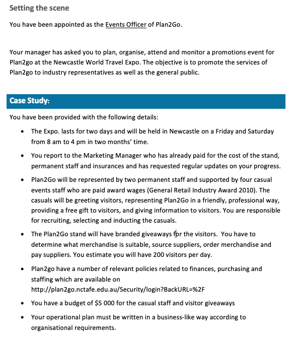 Solved Setting the scene You have been appointed as the | Chegg.com
