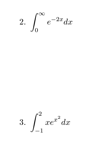 Solved For each integral, use the fundamental theorem of | Chegg.com