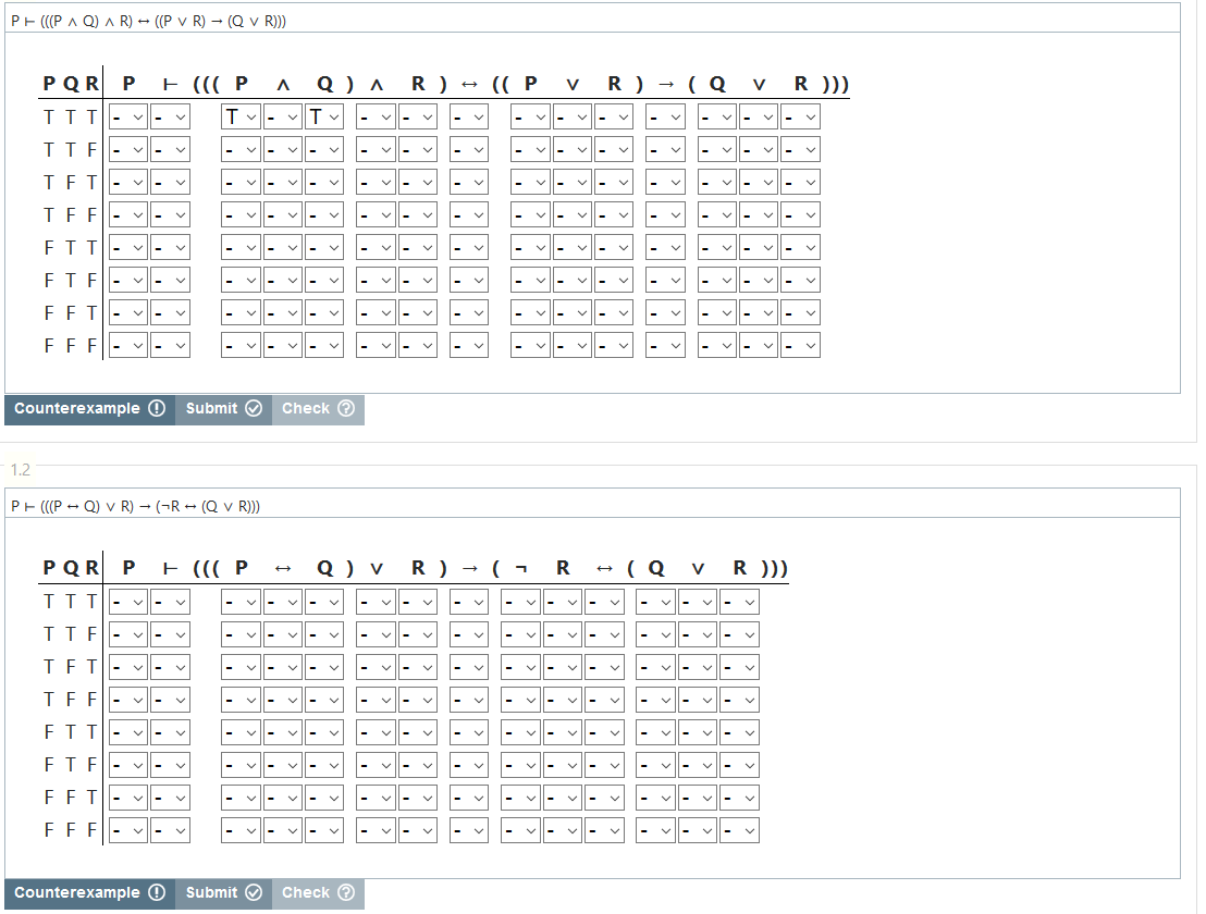 Solved PE (PAQ) AR) - ((PVR) - (Q v R))) . R)- ((PVR)-(Q v R | Chegg.com