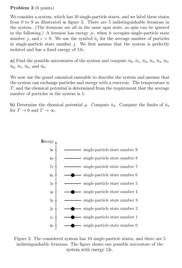 Solved Problem 3 (6 points) We consider a system, which has | Chegg.com