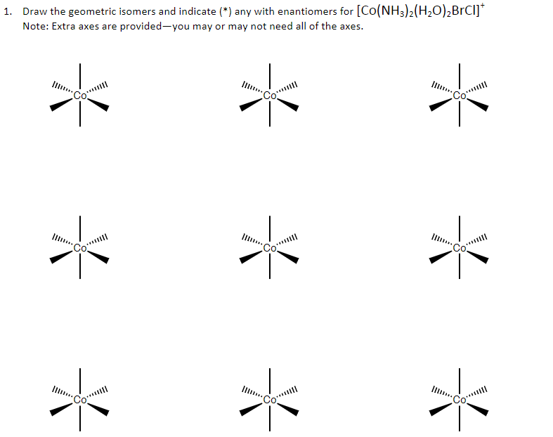 [solved] Draw The Geometric Isomers And Indicate Left