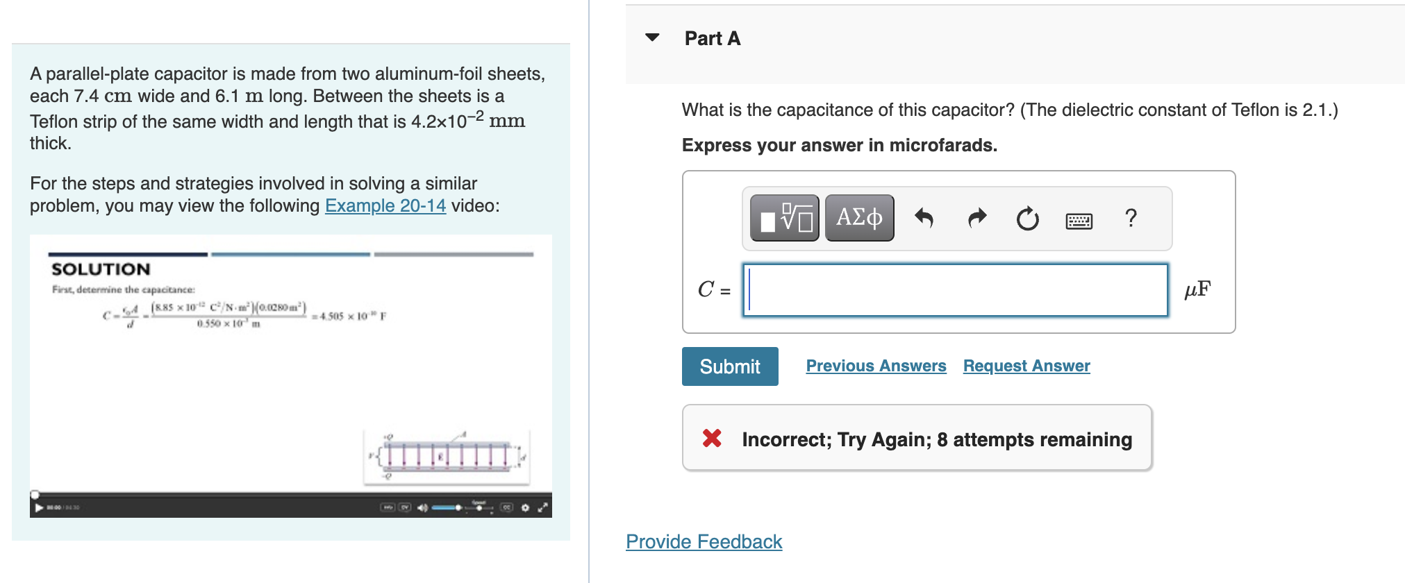 Solved A parallel-plate capacitor is made from two | Chegg.com