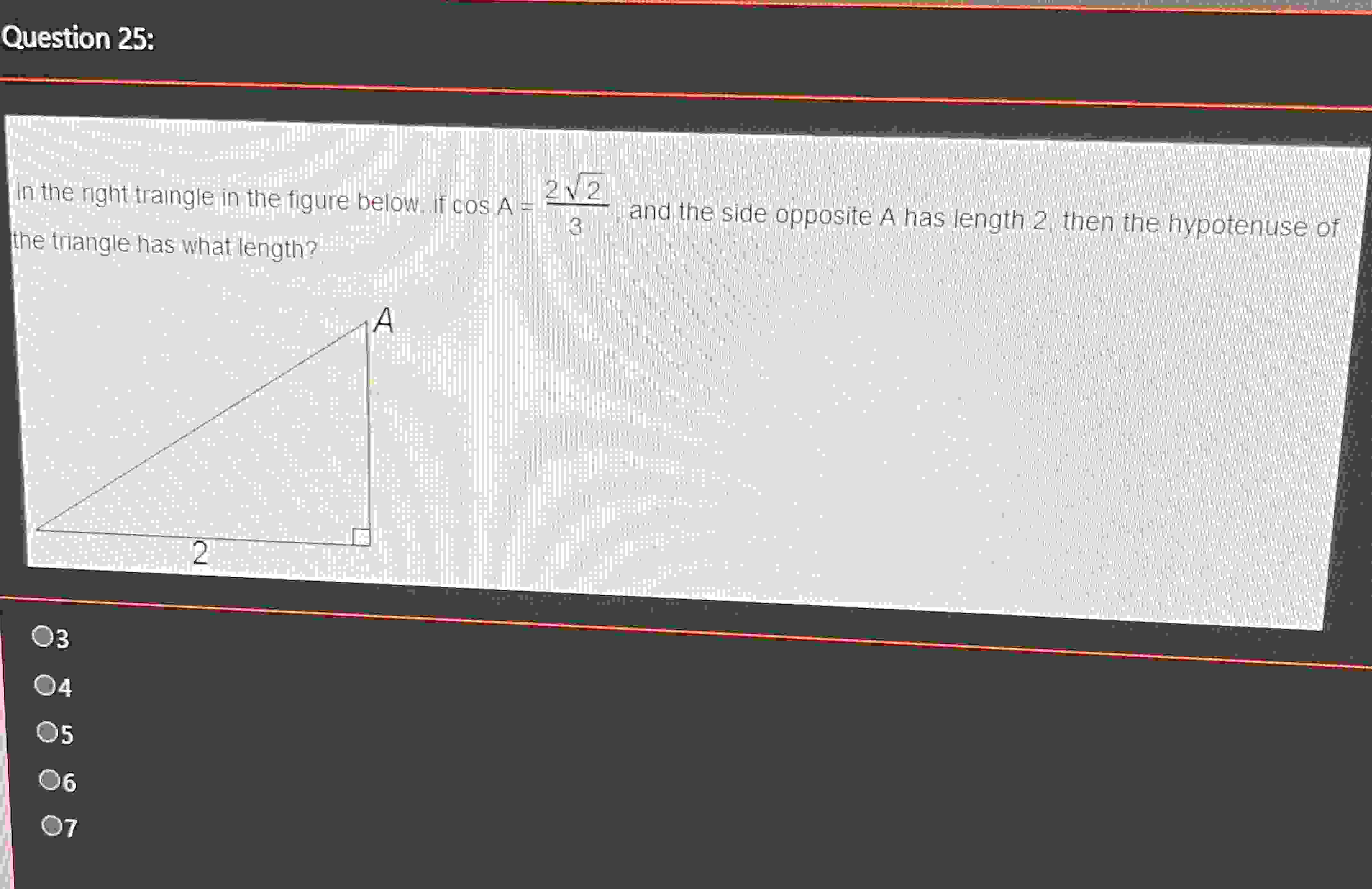 In the nght traingle in the figure below. if | Chegg.com