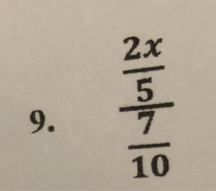 Solved 2x-5-7-10 9 | Chegg.com