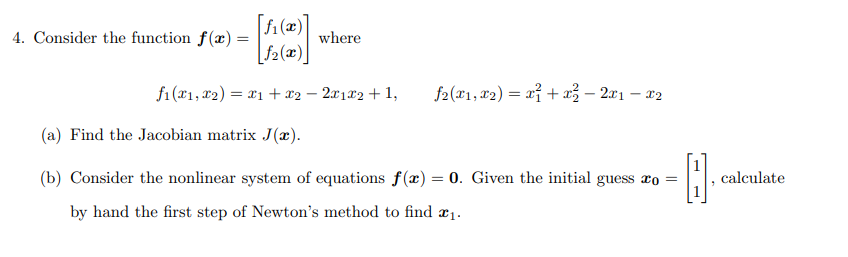 Solved Consider the function f(x)=[f1(x)f2(x)] where | Chegg.com
