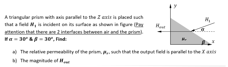 A triangular prism with axis parallel to the Z axis | Chegg.com