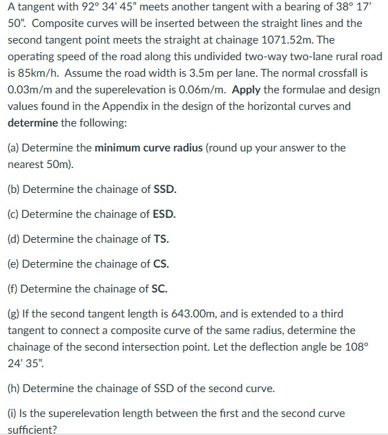 Solved A tangent with 92∘34′45′′ meets another tangent with | Chegg.com