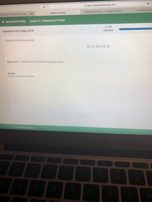 Solved learn Untitied docum Hawkes Learning xey Hawkes Save | Chegg.com