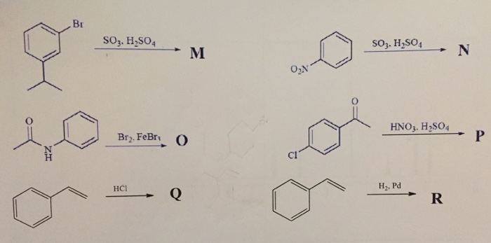 Solved Aromatic Reactions Practice Part 1: Show the | Chegg.com