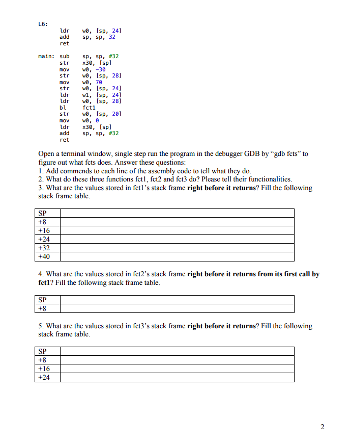 Lab-5 Functions, Loops and Stack Frames Full Score: | Chegg.com