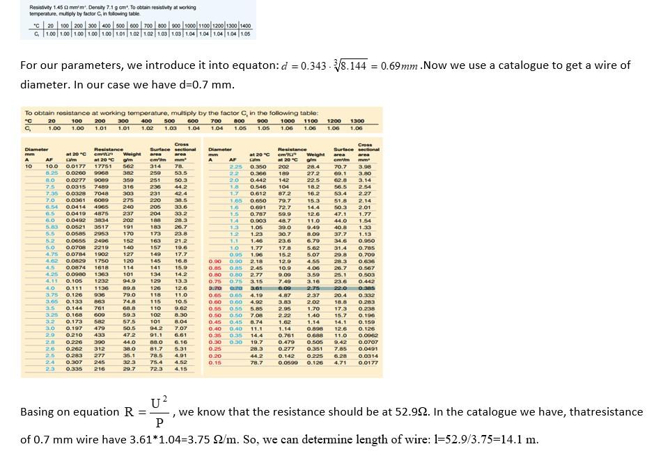 Solved Please, compute nominal power, dimensions of thermal | Chegg.com