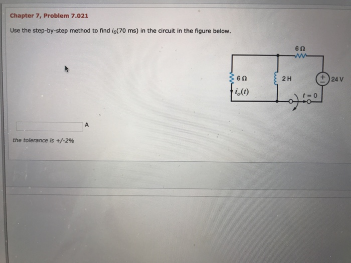 Solved Chapter 7, Problem 7.021 Use the step-by-step method | Chegg.com