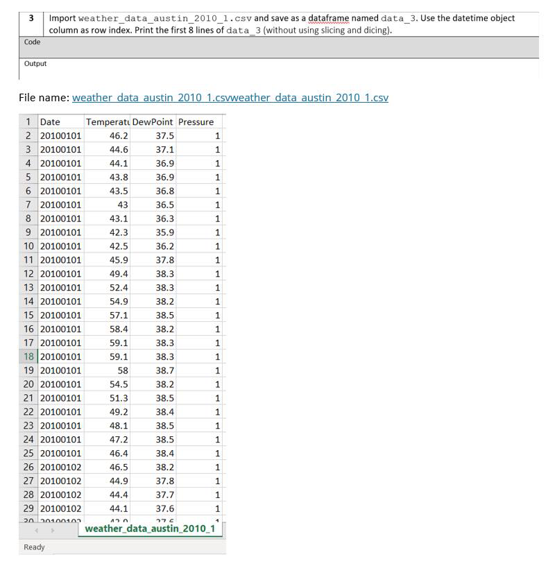 Solved Write Codes In Jupyter Notebook As Required By 