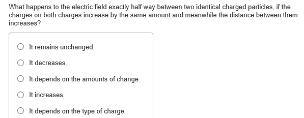 Solved What happens to the electric field exactly half way | Chegg.com