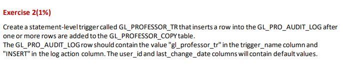 Please use apex oracle and sql to answer this | Chegg.com
